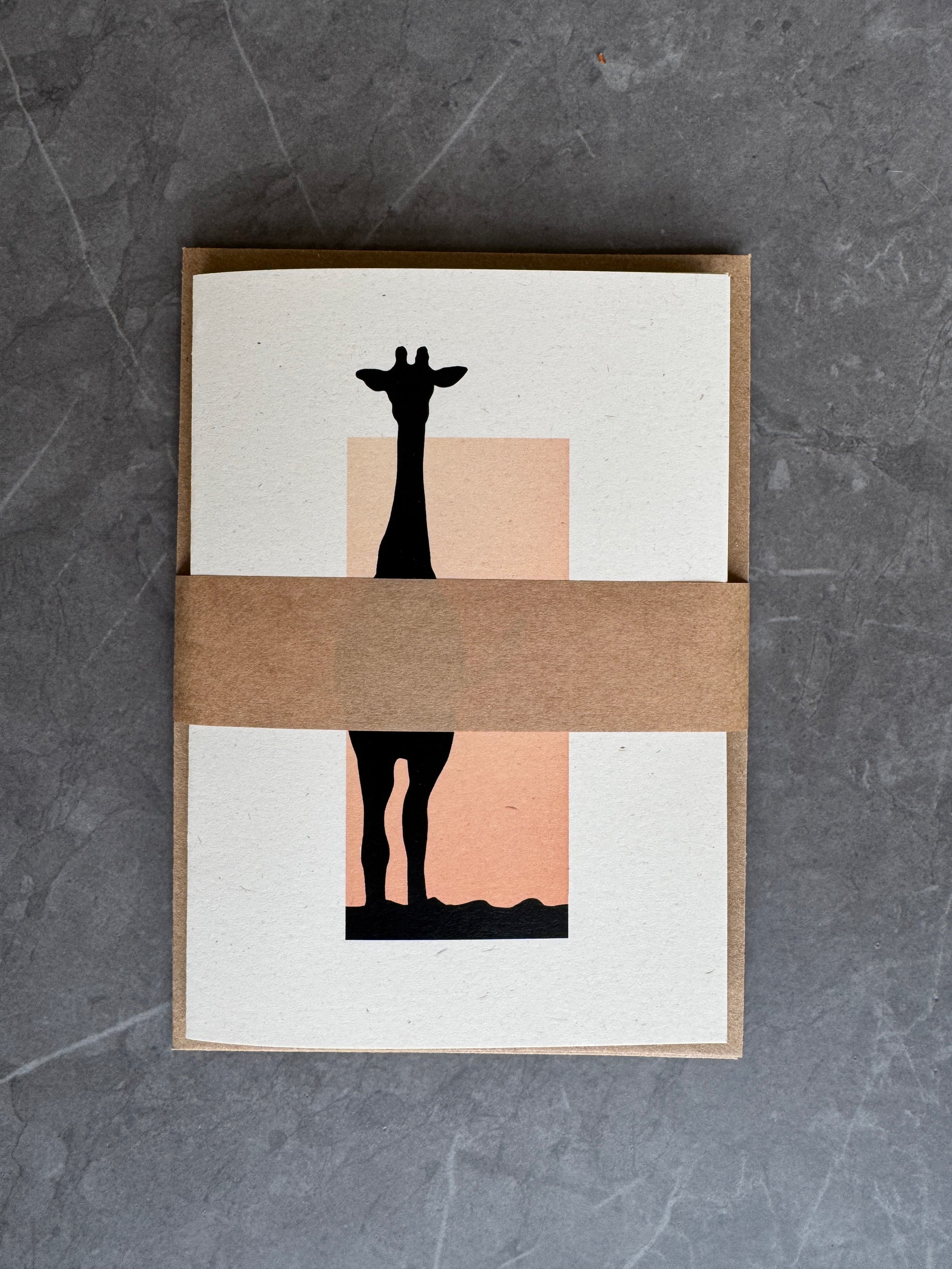 Giraffe Shadow Note Cards – Tall Order